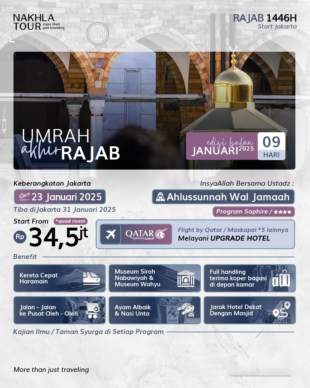 Umroh Awal Tahun 2025 – Pilih Umrah